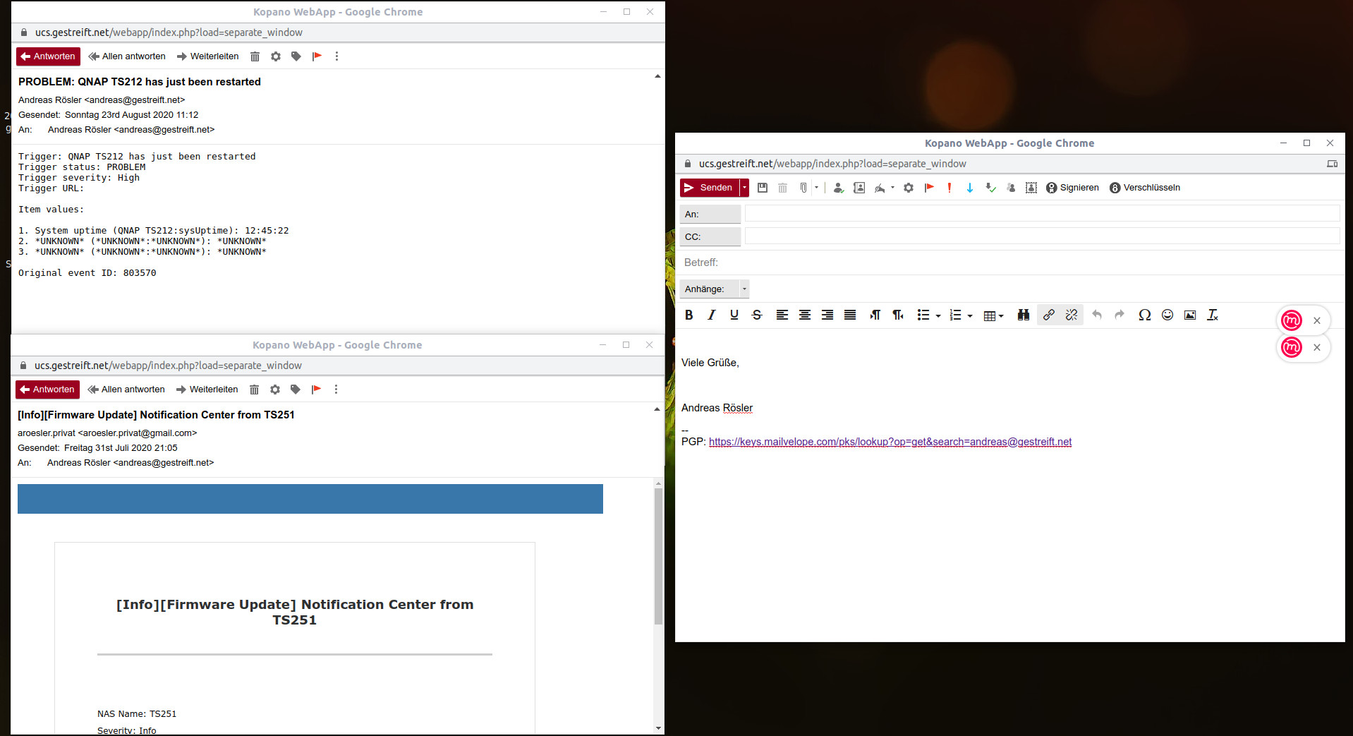 E-Mails in einem eigenen Fenster anzeigen - blog.gestreift.net